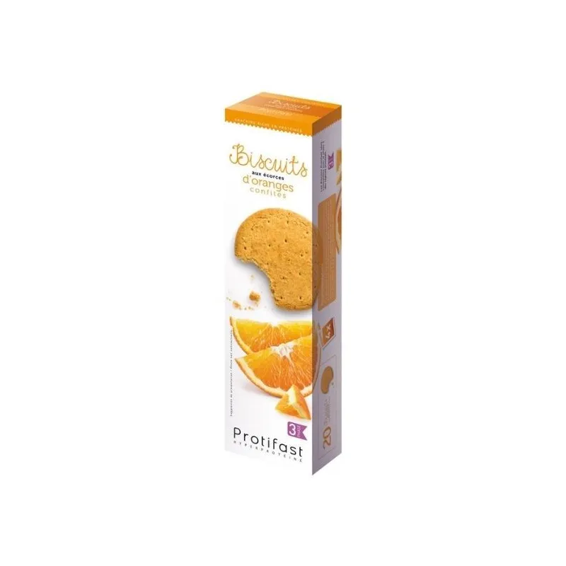 Protifast Biscuits Proteinés aux Ecorces d'Oranges Confites