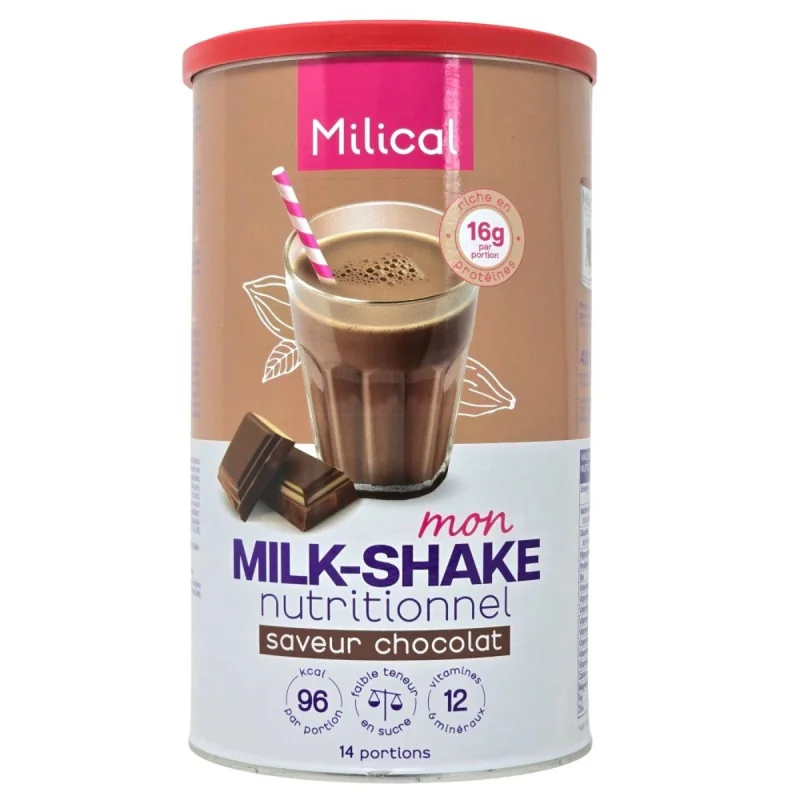 Milical Milk-Shake Nutritionnel Vanille - Boisson protéinée gourmande