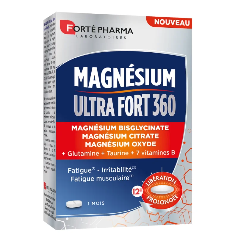 Forte Pharma Magnésium Ultra Fort 360mg – Anti-Fatigue & Irritabilité