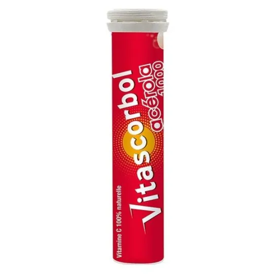 Vitascorbol C1000 20 Comprimés Effervescents